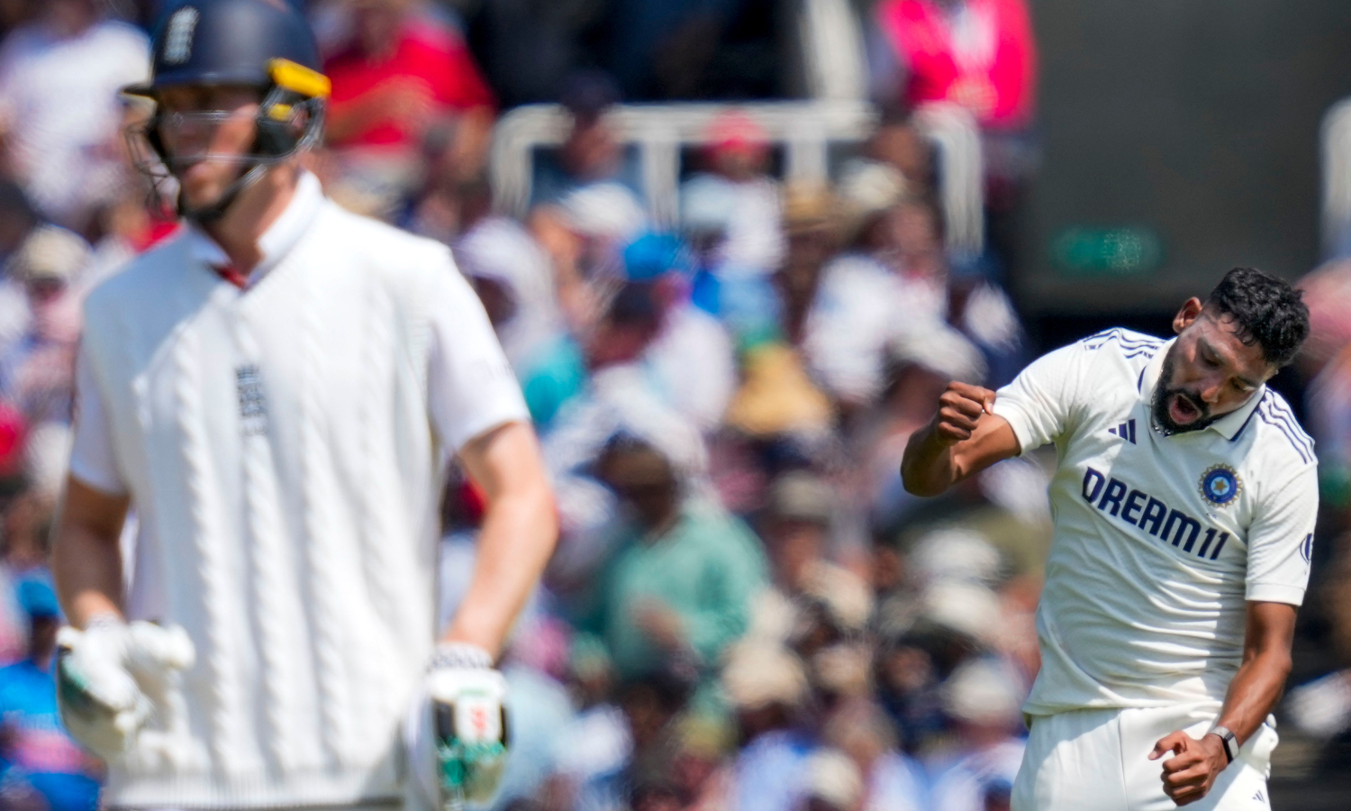 Lord's Test: Siraj Strikes Twice as England Reach 98/4 at Lunch on Day 4