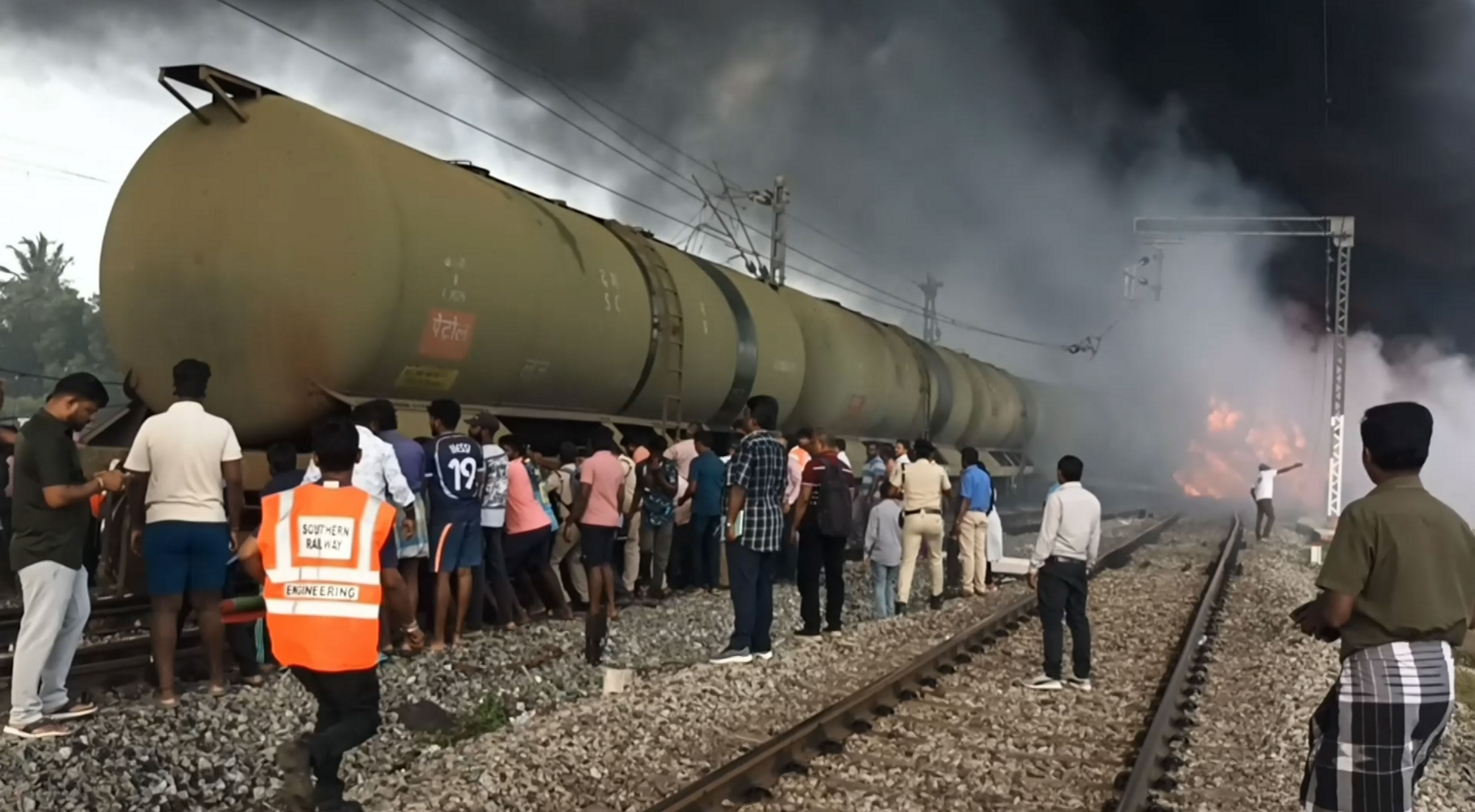 Train Services Restored After Diesel Train Fire in Tamil Nadu