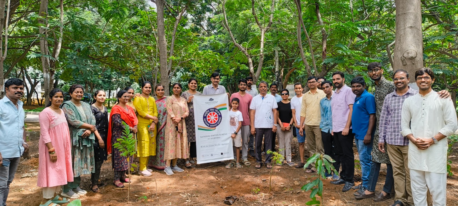 IIIT-Hyderabad Hosts 1,200-Tree Plantation Drive with SGI Support