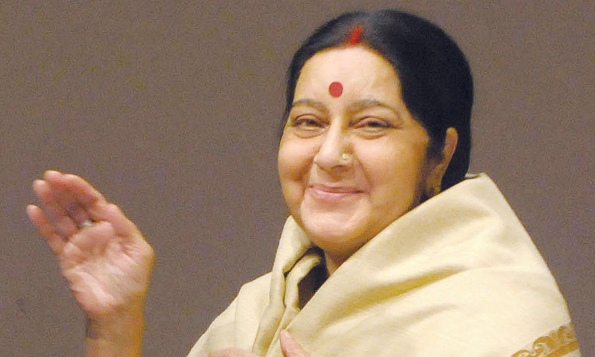 Movement Launched For Sushma Swaraj Statue