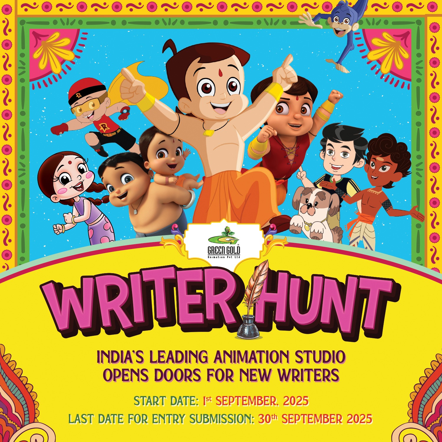 Green Gold Animation Announces Nationwide Writer Hunt For New Kids’ Series