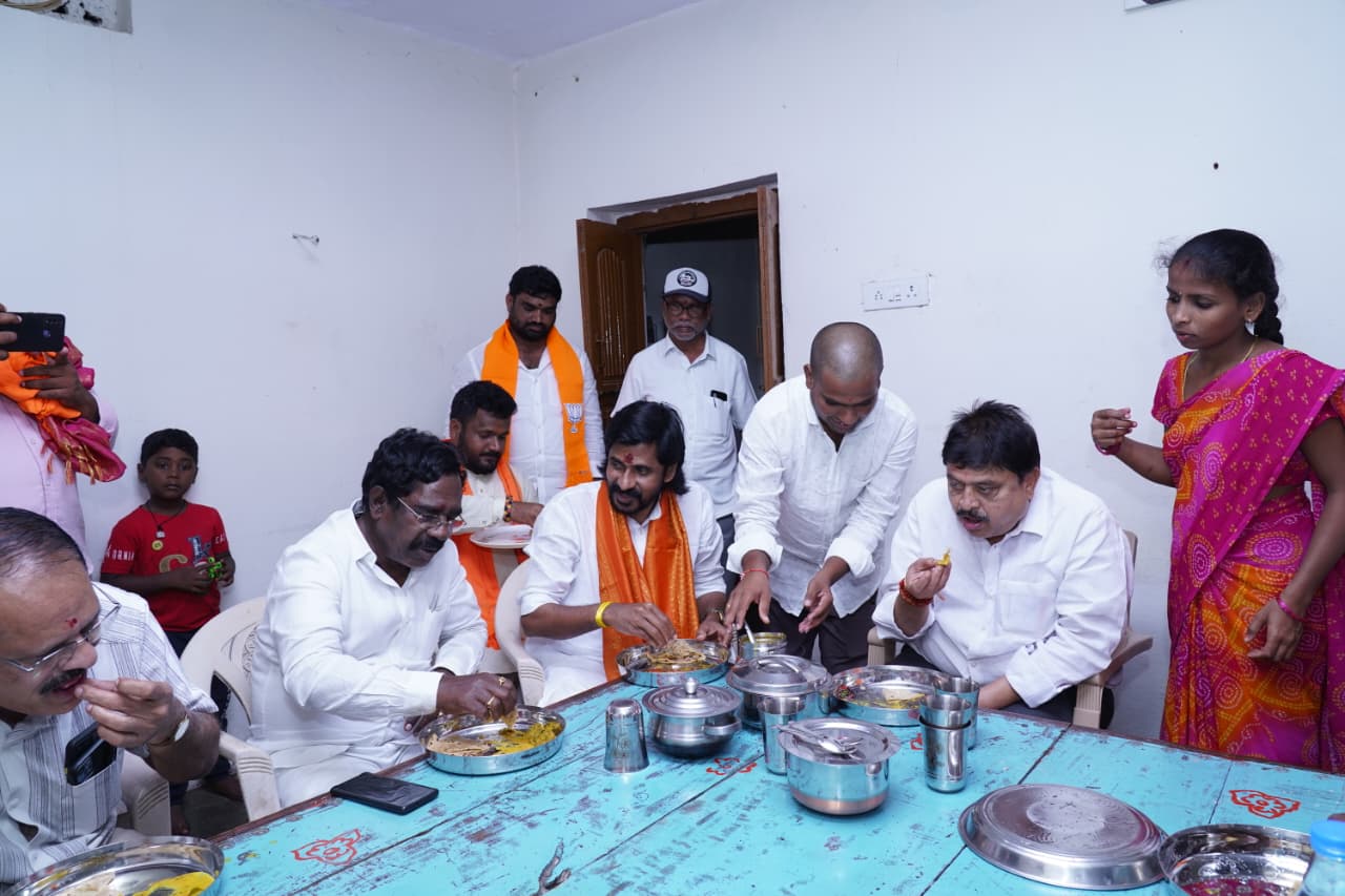 BJP State Chief Undertakes Palle Nidra