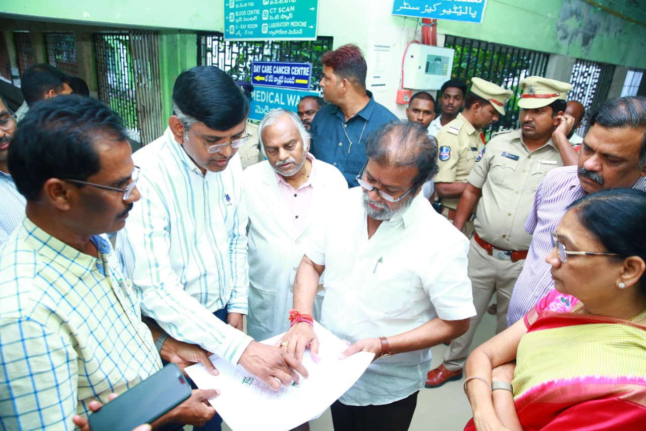 Telangana Health Minister Lays Foundation for New Sangareddy Hospital ...