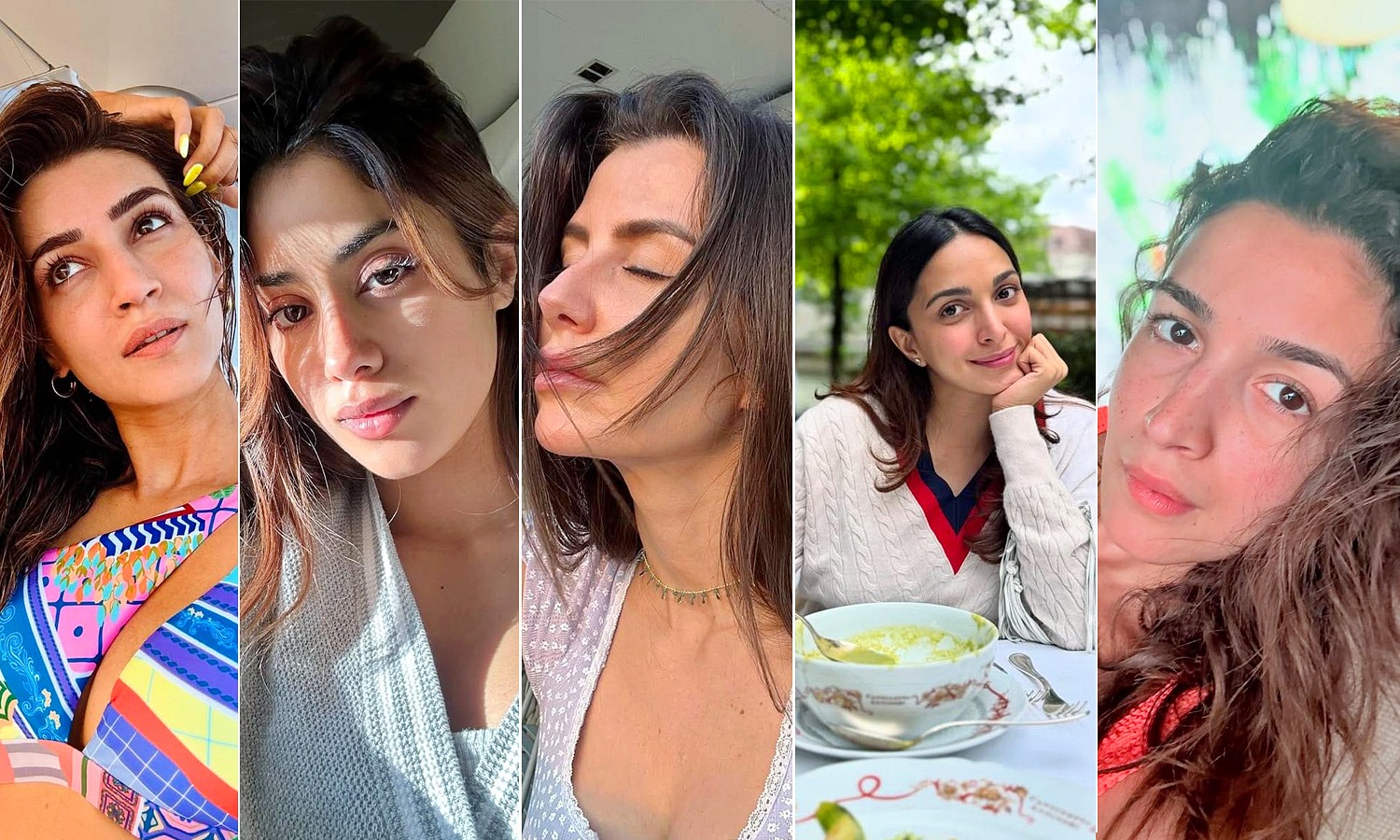 Alia Bhatt, Giorgia, Kriti Sanon & Others: Stunning No-Makeup Looks ...