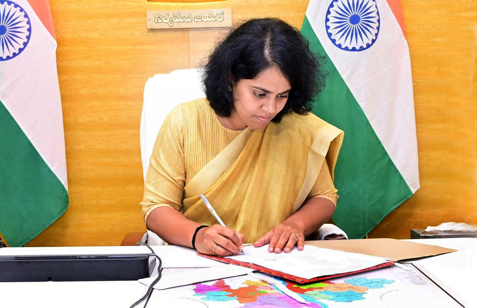 Keerthi Chekuri Takes Charge As East Godavari Collector