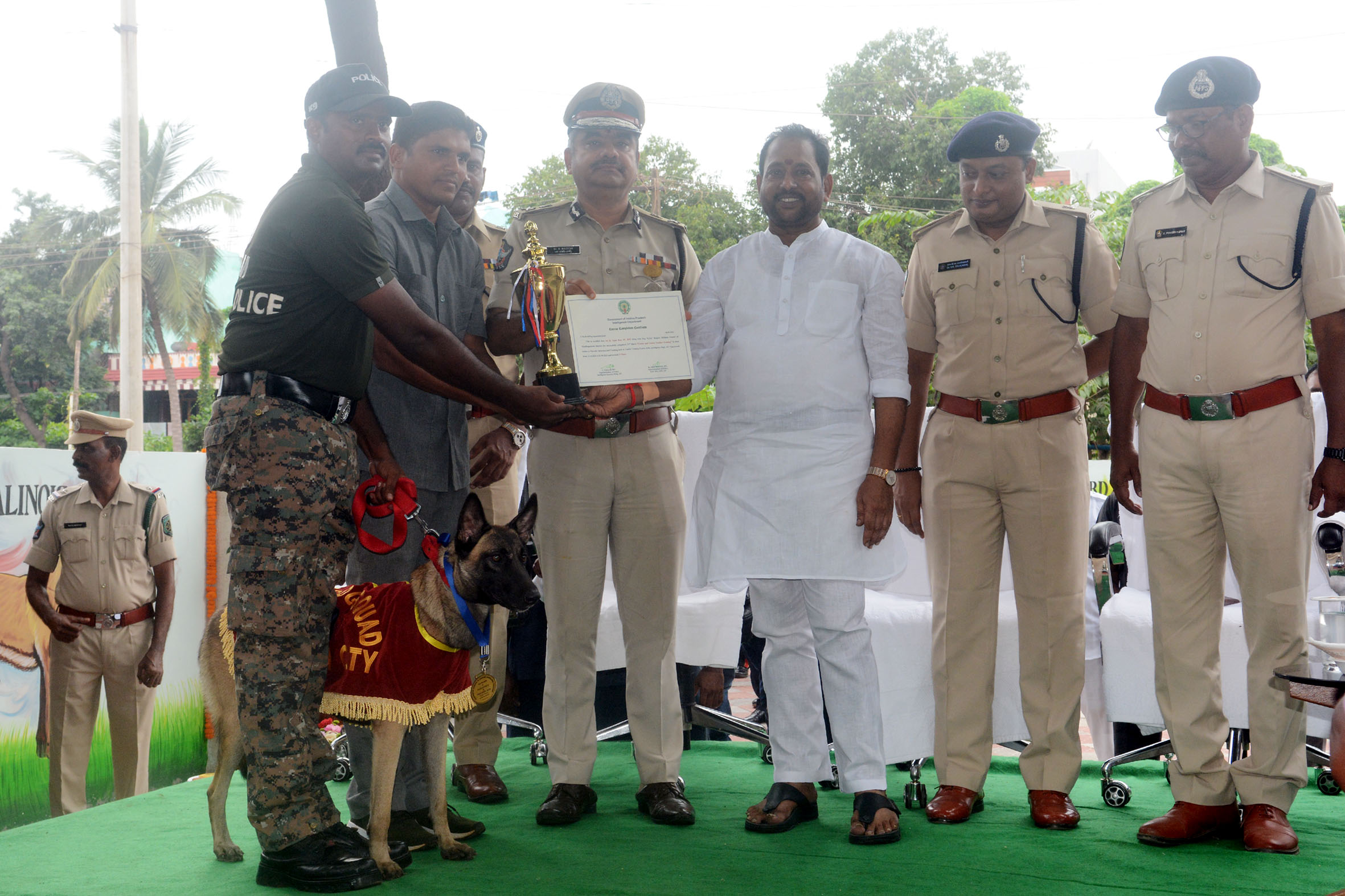 Vizag Police Start K-9 Dog Squad For Specialised Operations