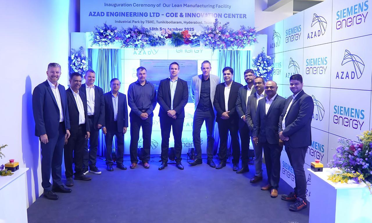 Azad Engineering Inaugurates Exclusive Lean Manufacturing Facility for ...
