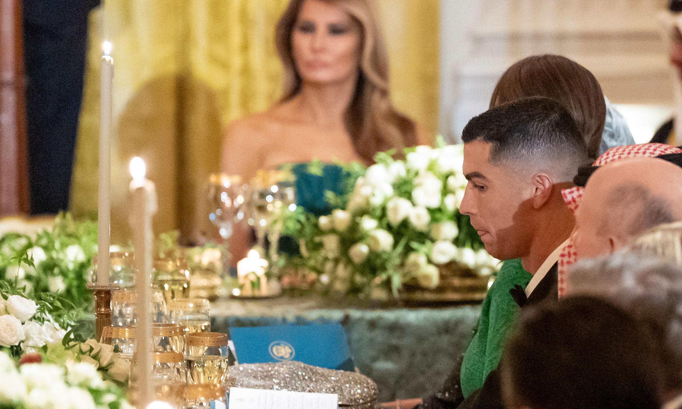 Cristiano Ronaldo Joins Saudi Crown Prince, Donald Trump At White House ...