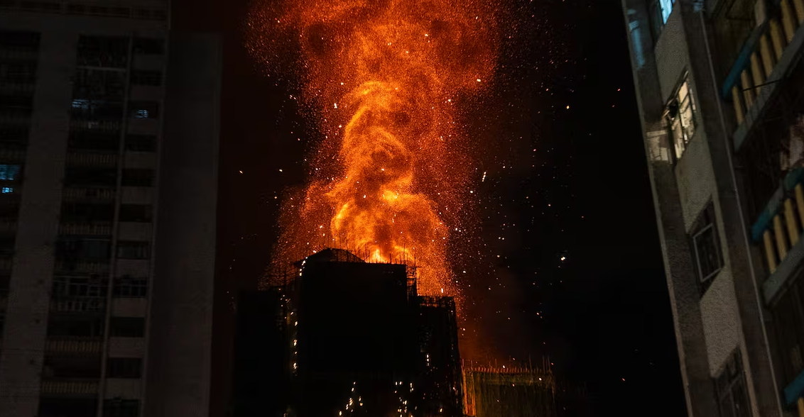 The Fire Jumped Building to Building: Residents Recall Fear as Hong ...