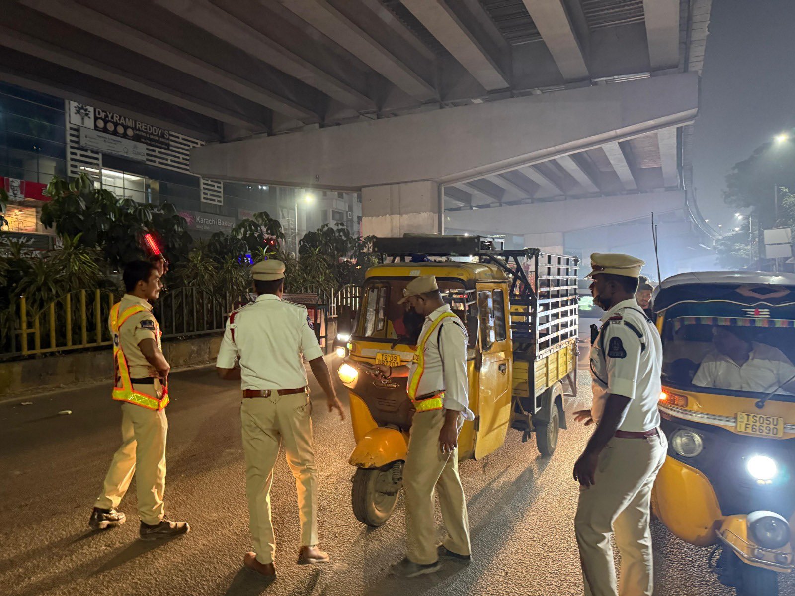 2,791 Booked for Drunk Driving Across Hyderabad During New Year Checks