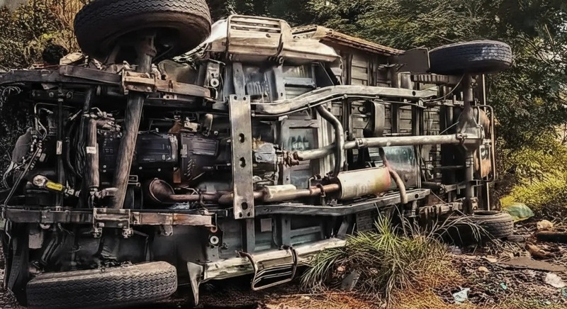 Over 10 Injured As Bus, Pickup Van Collide Head-on In Odisha’s Ganjam