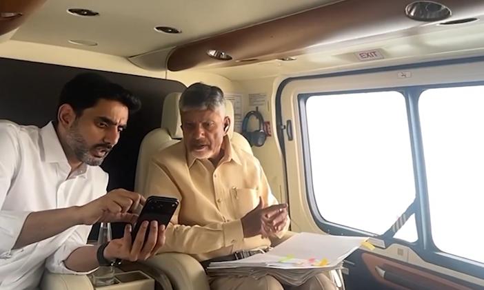 CM Inspects Suryalanka Beach for Developing It As Tourism Hub