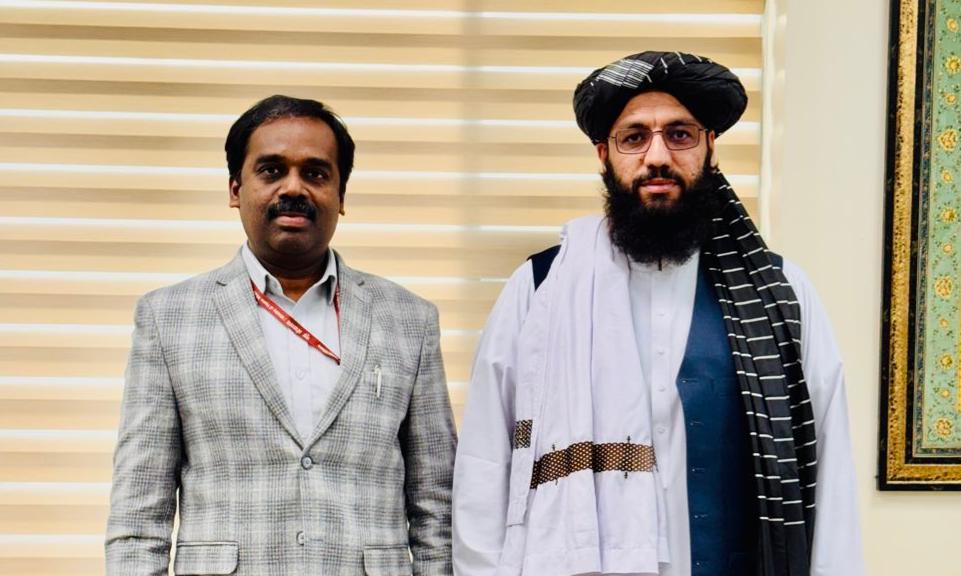 Afghan Envoy Noor Ahmad Noor Meets MEA Joint Secretary in New Delhi
