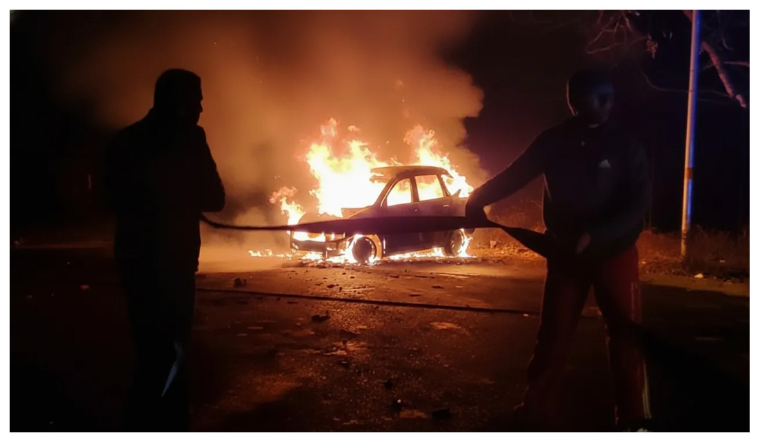 One killed, Three Critically Injured as Car, Auto-Rickshaw Catch Fire ...