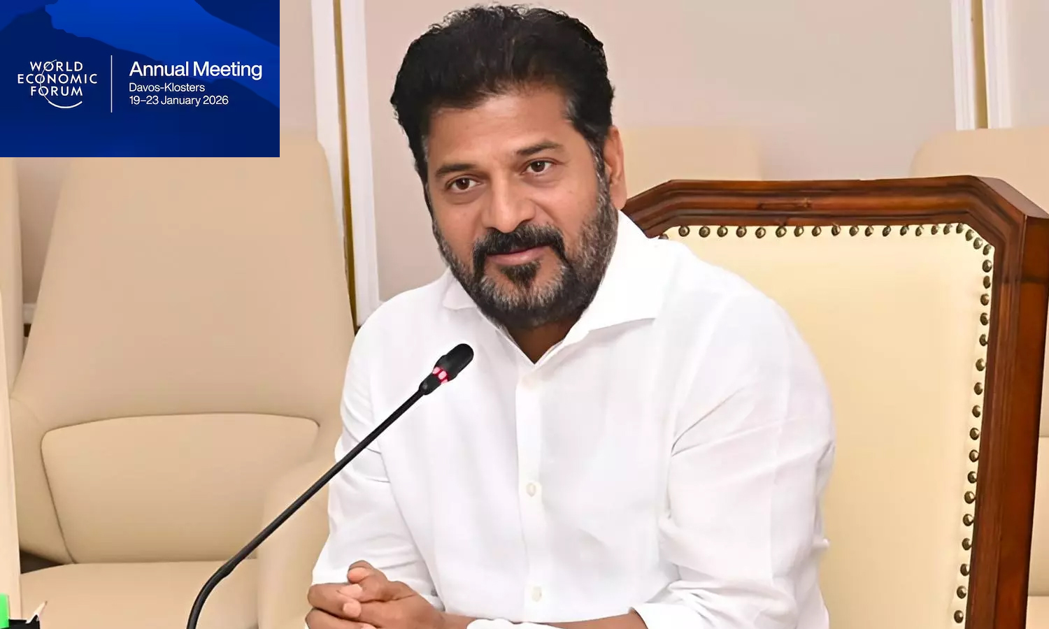 CM Revanth Reddy Heads To Davos For WEF Meeting