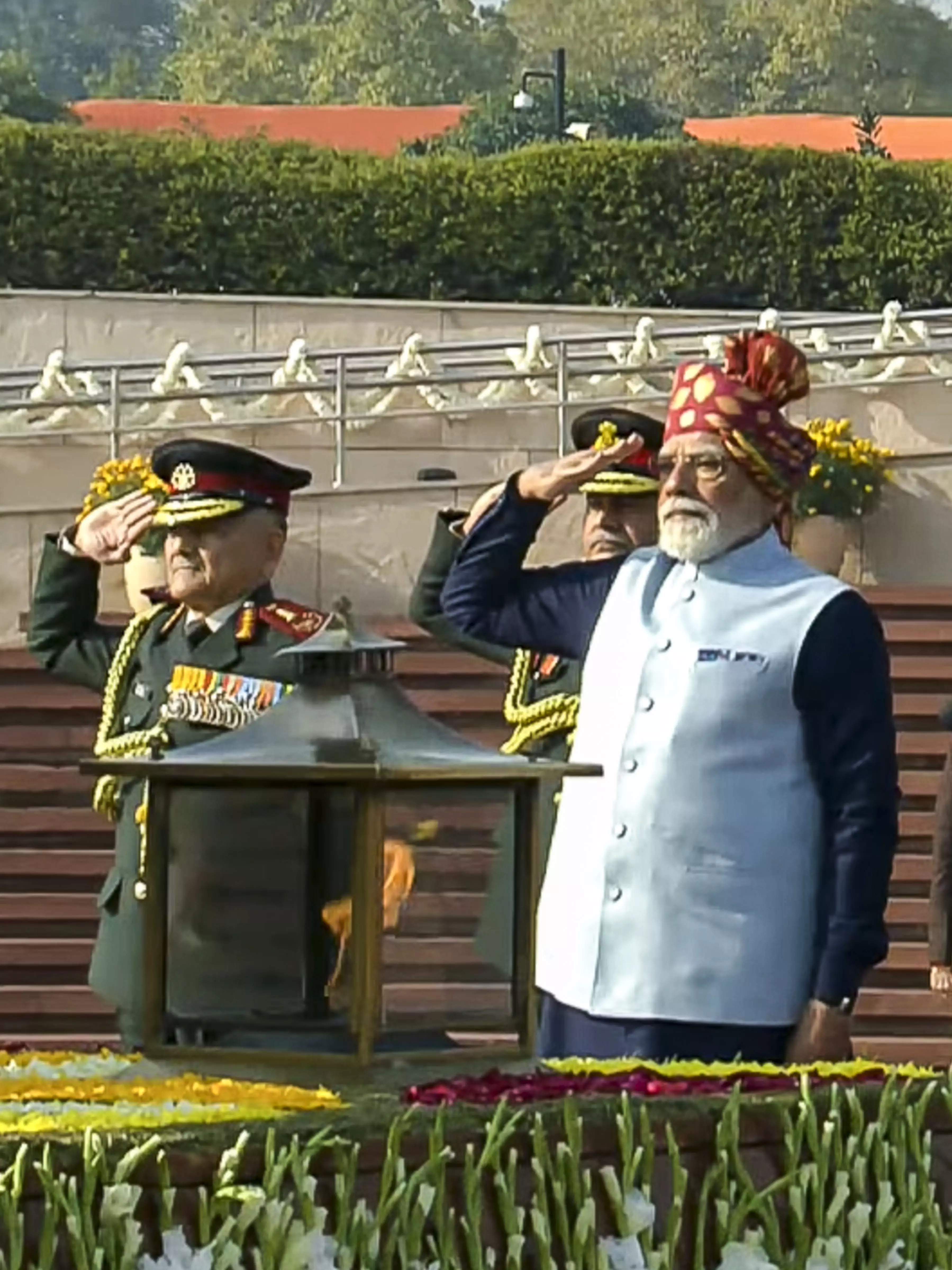 India Displays Military might on 77th Republic Day