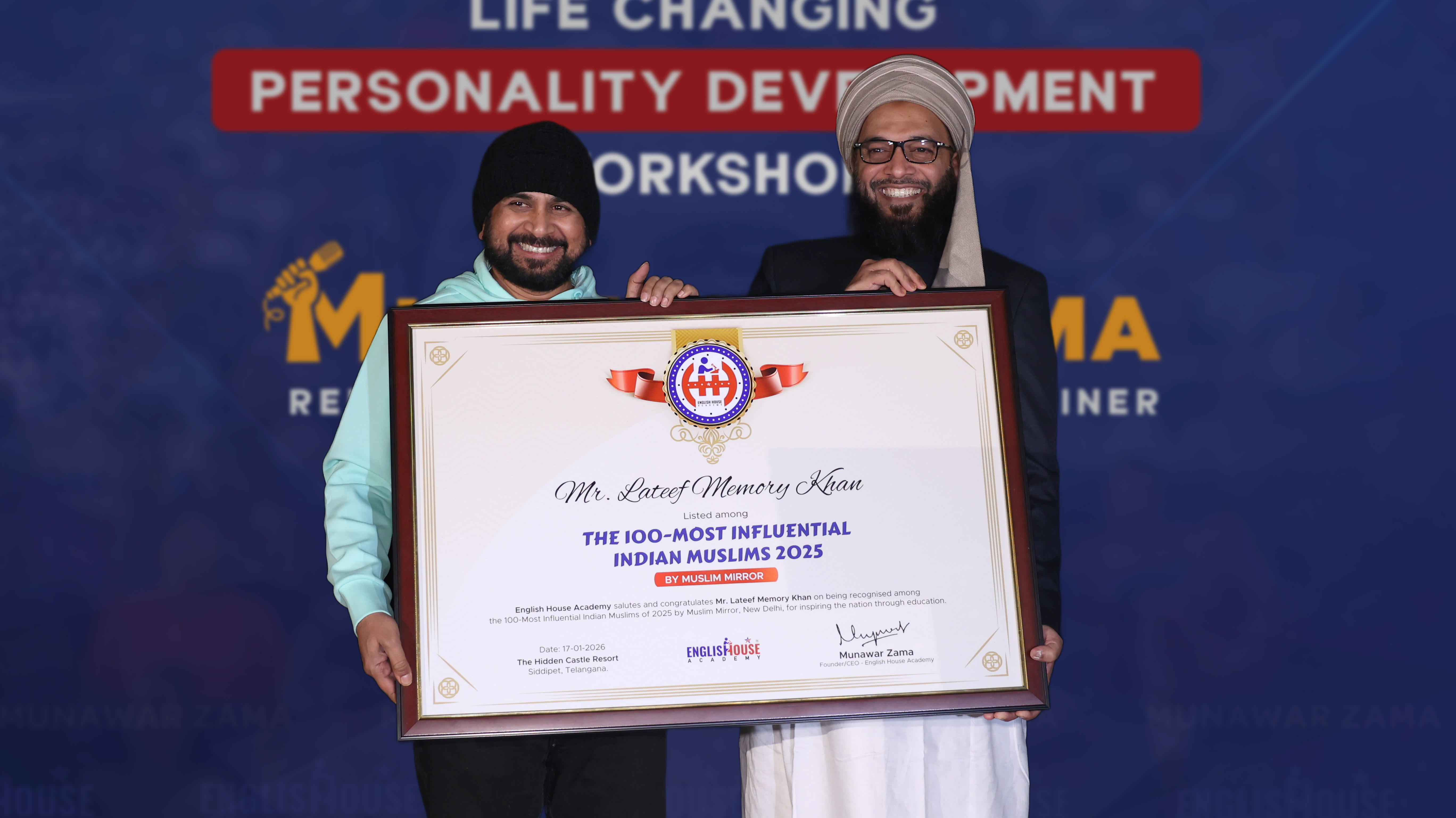 Munawar Zama and Lateef Khan Shortlisted Among 100 Most Influential ...