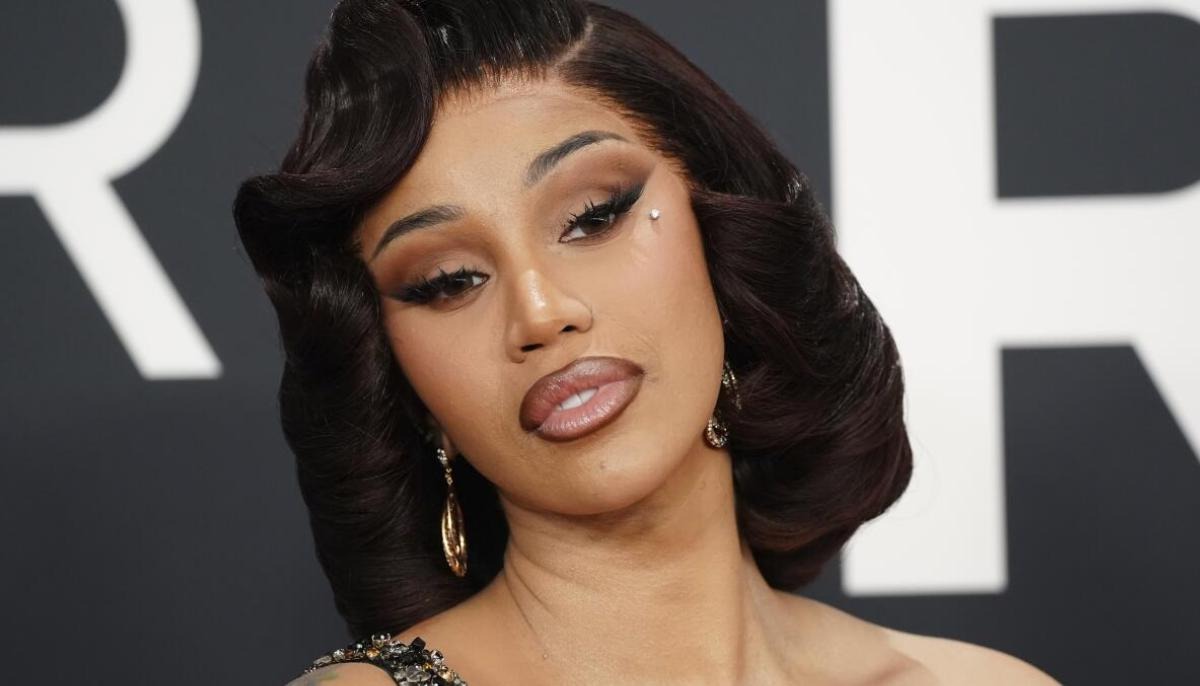 Cardi B Takes Tumble While Playfully Dancing With Robot Ahead Of Super Bowl