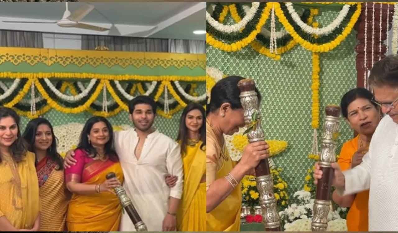 Allu Sirish's Pre-Wedding Festivities Kick Off