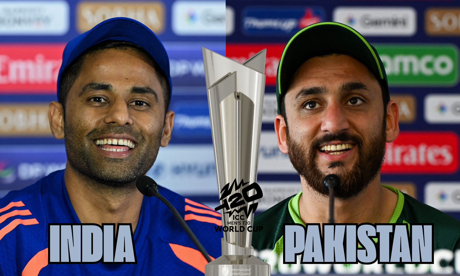 India vs Pakistan T20 World Cup Head-to-Head: India Lead 7-1 After 2024 ...