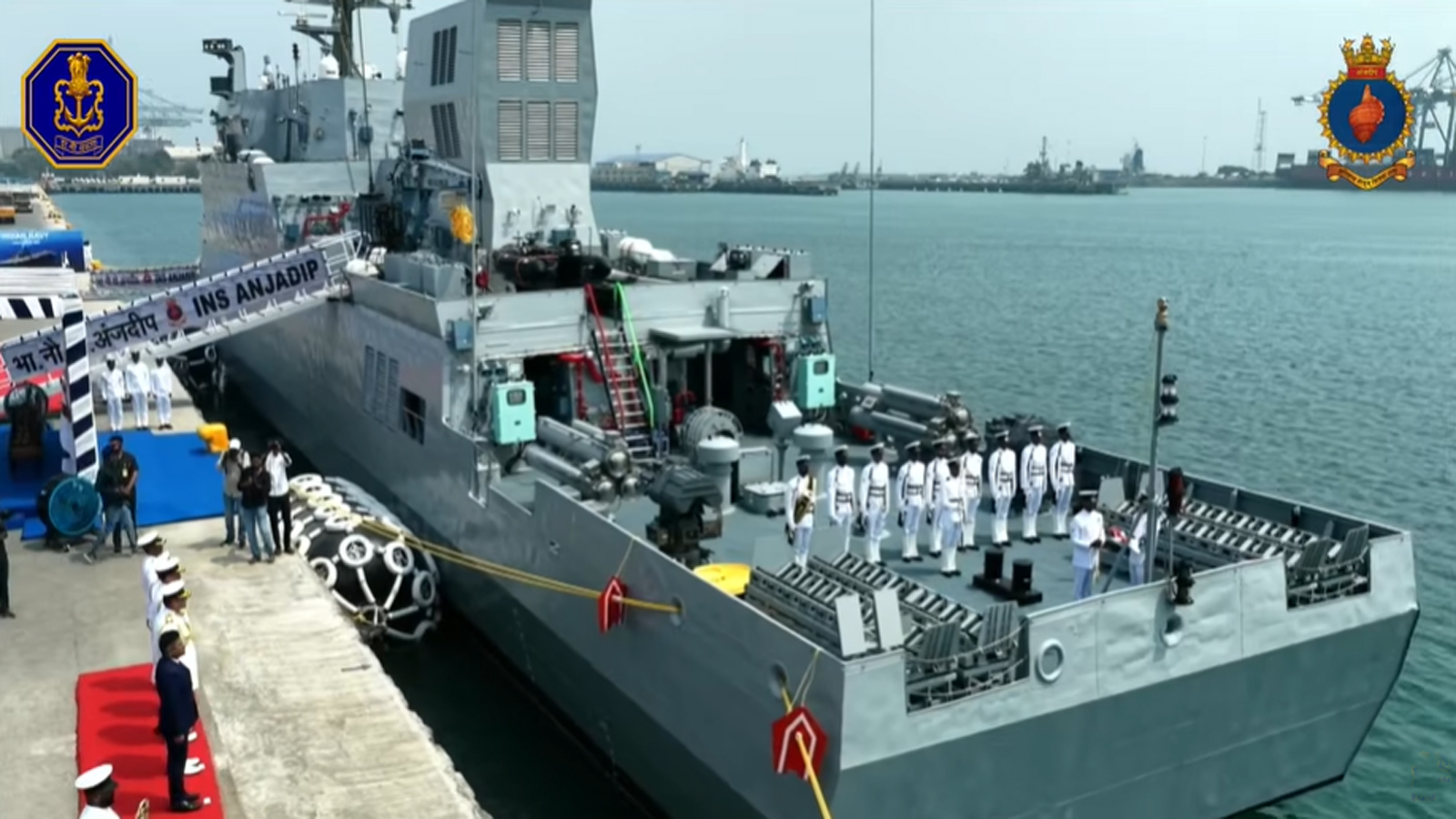 INS Anjadip Commissioned to Boost Navy’s Anti-submarine Warfare ...