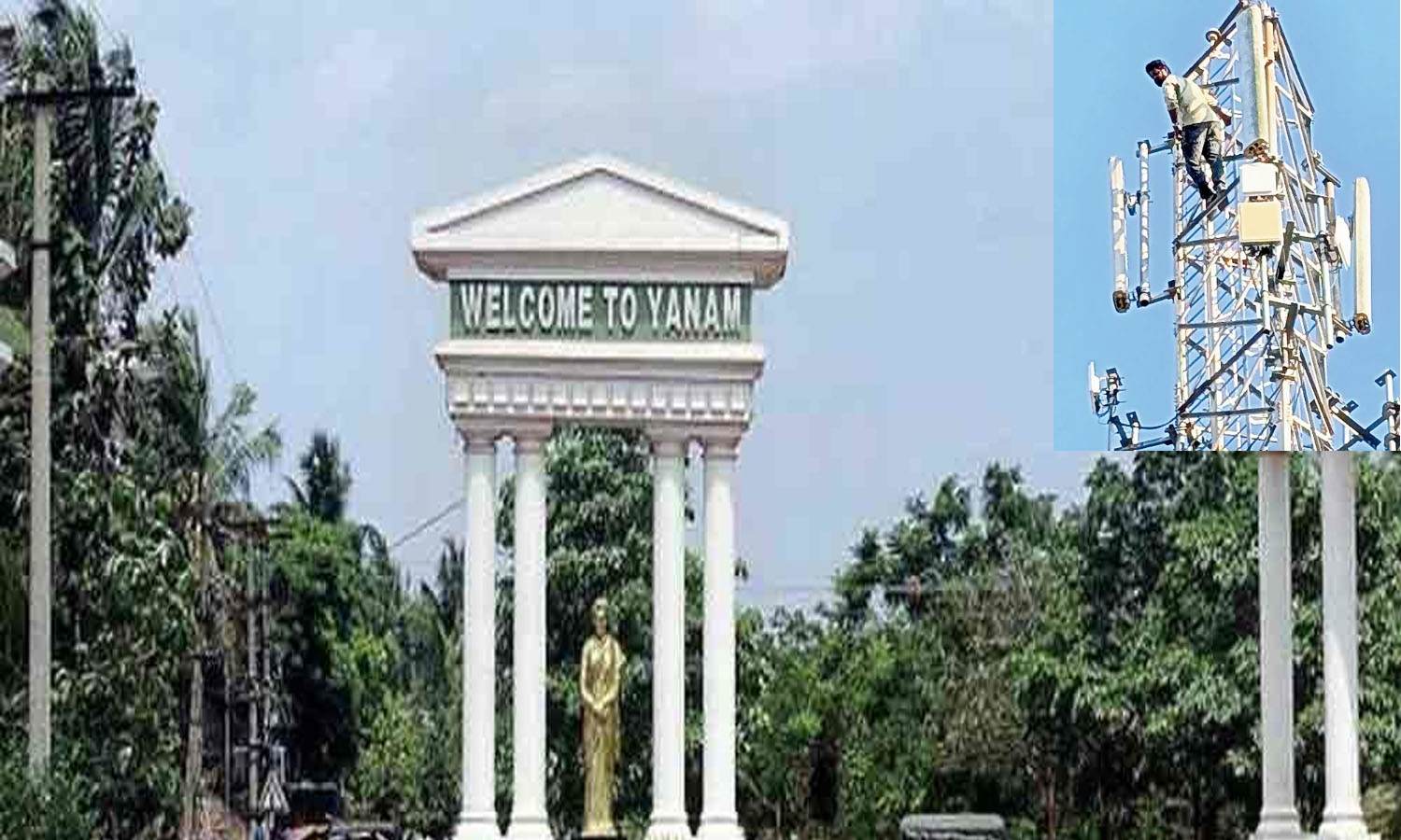 Yanam Man Climbs 200 Ft Cell Tower After Cops Seize Mobile Phone
