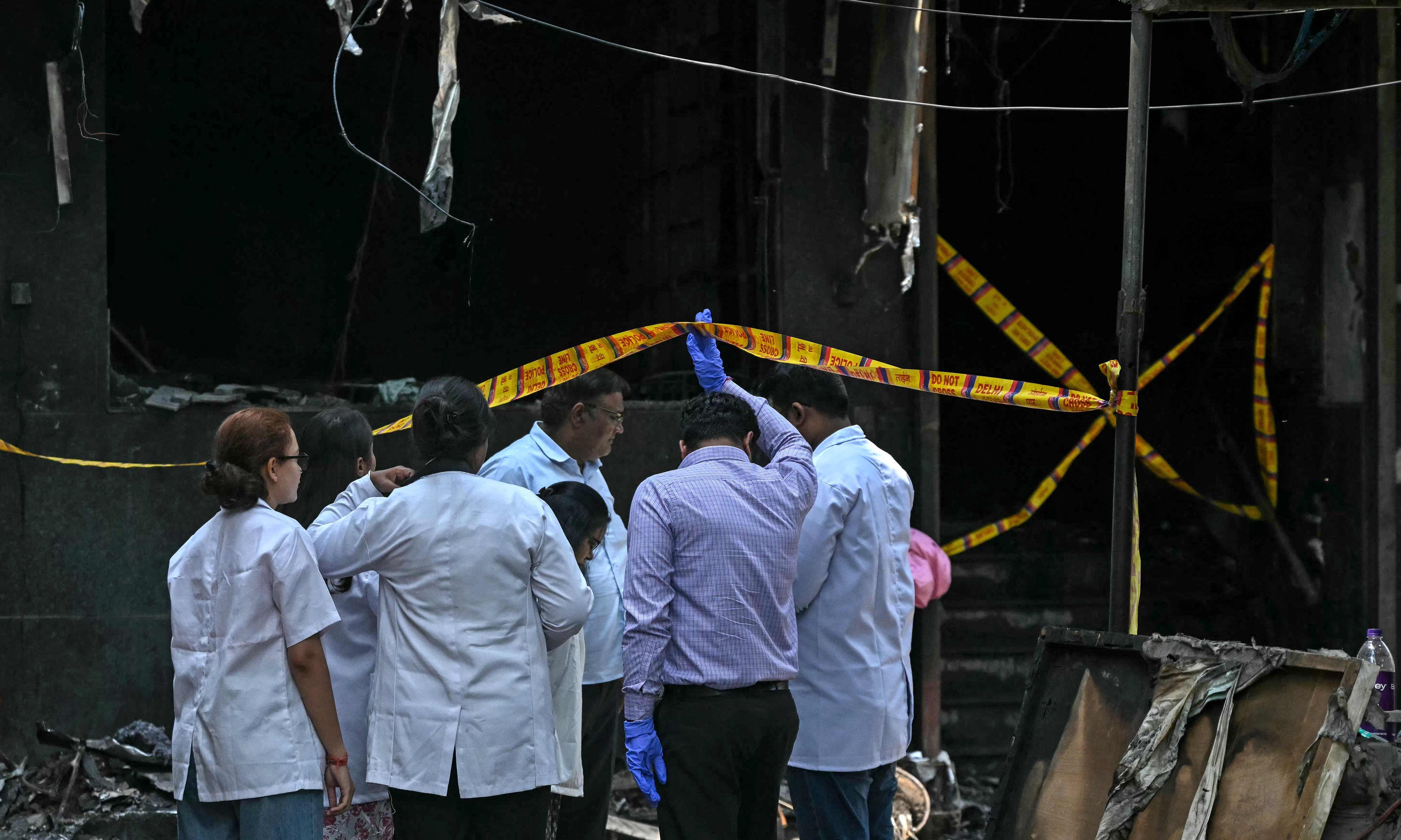 21 Dead in South Delhi Hotel Blaze, Including Several Foreigners